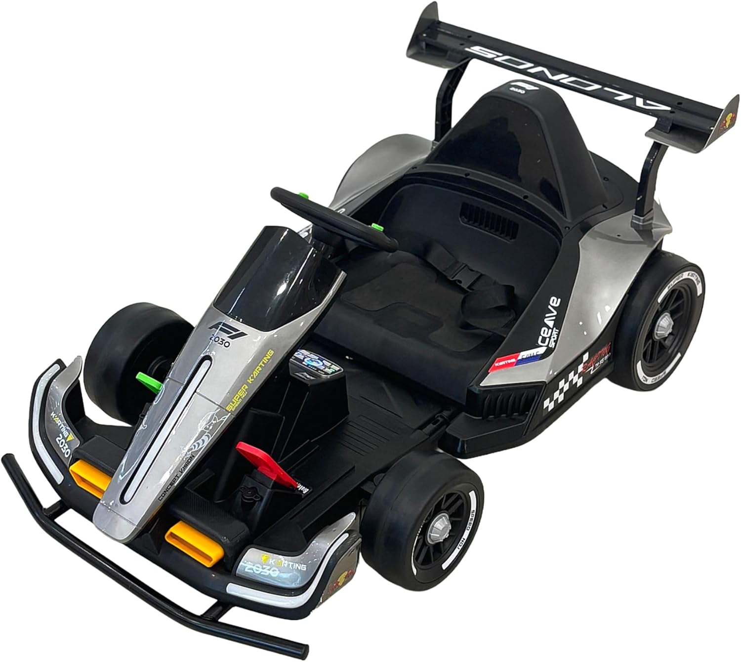 VLRA BIKE Kids Electric Race Car, Formula1 Style Ride-On Vehicle with ...