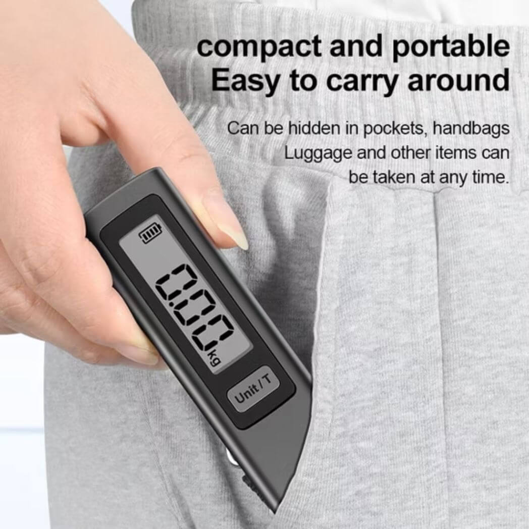 Luggage Digital Scale Pro – Battery-Free Self Powered Digital Luggage ...